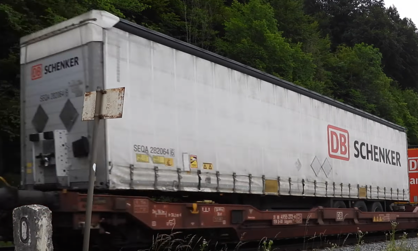 DB SCHENKER, weiss, Schmitz Auflieger H0 - ModernRail