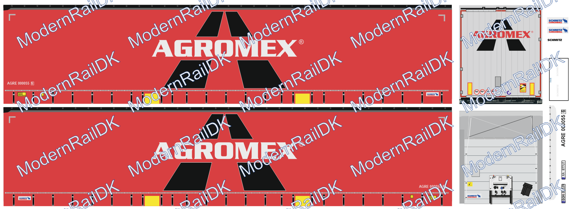 AGROMEX PL mega Schmitz H0 - ModernRail