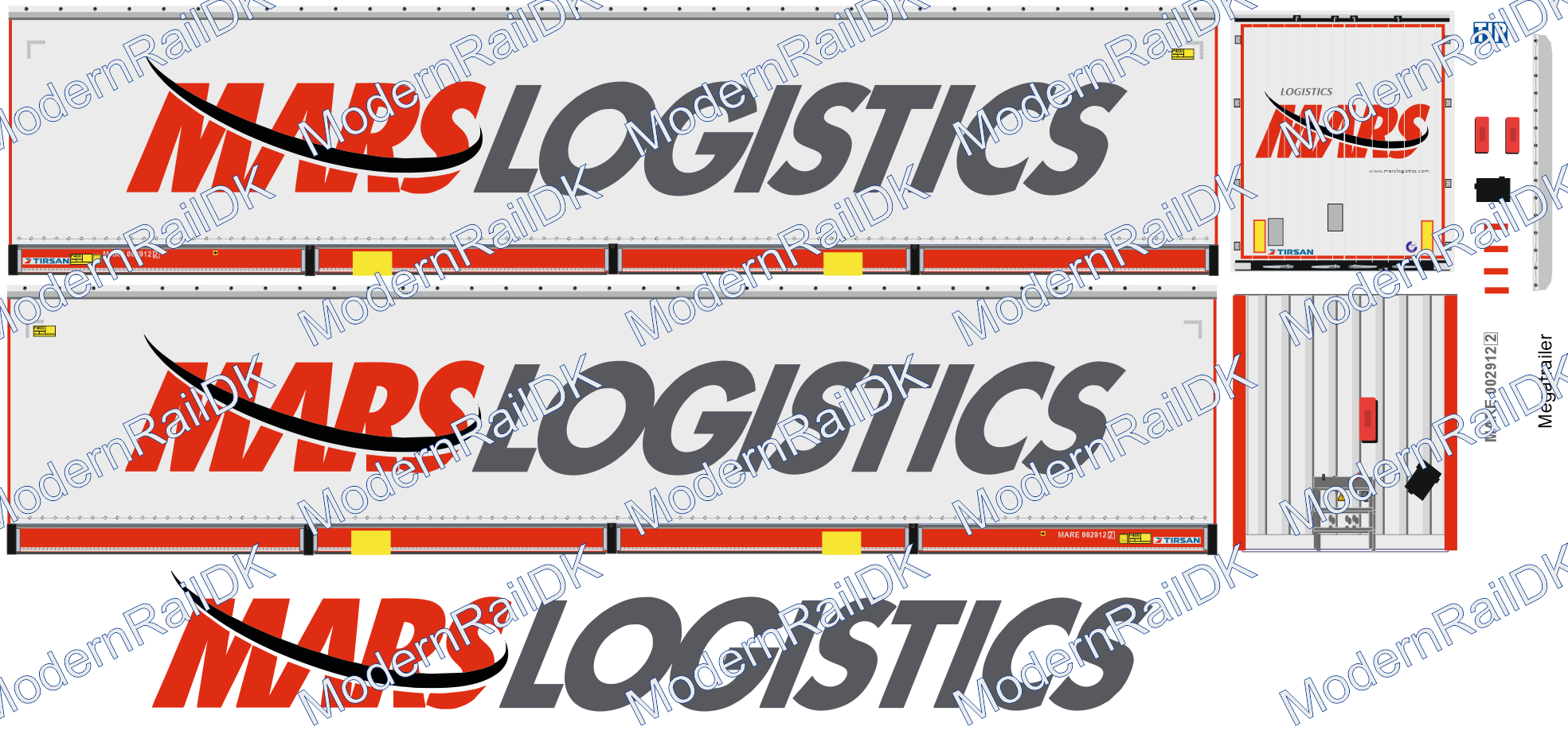 MARS Logistics, Mega Trailer Krone - ModernRail