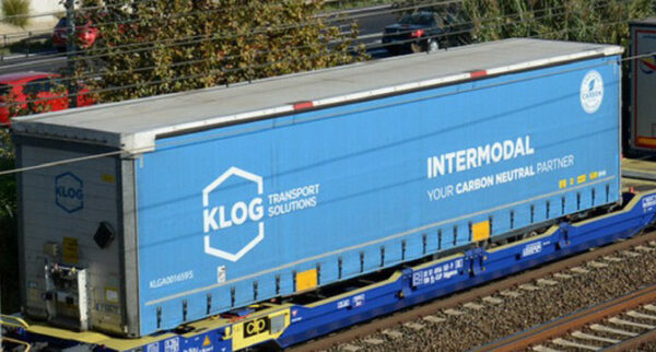 KLOG INTERMODAL TRANSPORT SOLUTION, Schmitz MEGA Trailer H0 - ModernRail